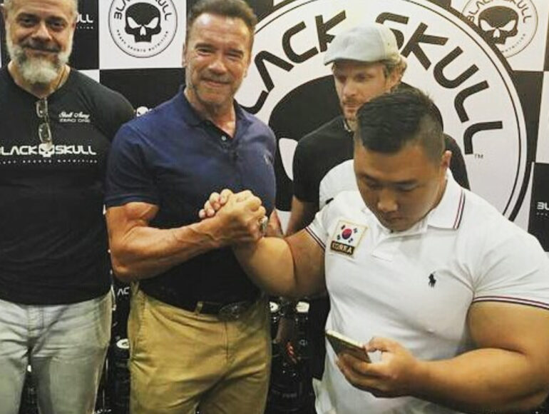 The Korean Hulk is a Massive Korean Billionaire Arm Wrestling Bodybuilder
